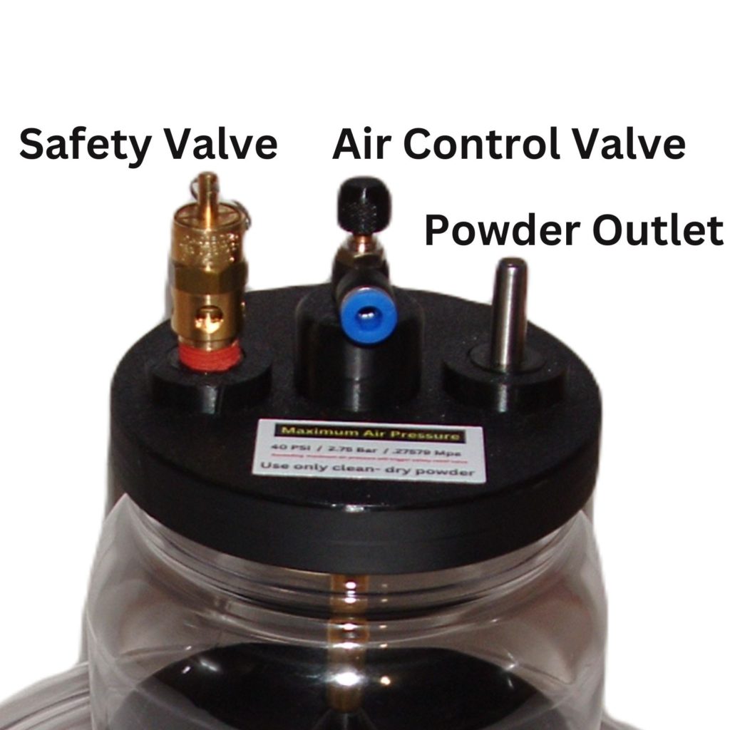 KV80 Cyclone Hopper Kit - POWDER COAT PRO (207-330-5466)